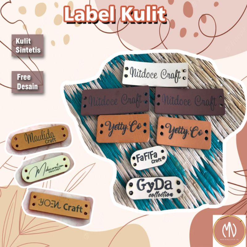Jual Label Kulit Label Bahan Kulit Label Tas Merk Tas Label Baju Label ...
