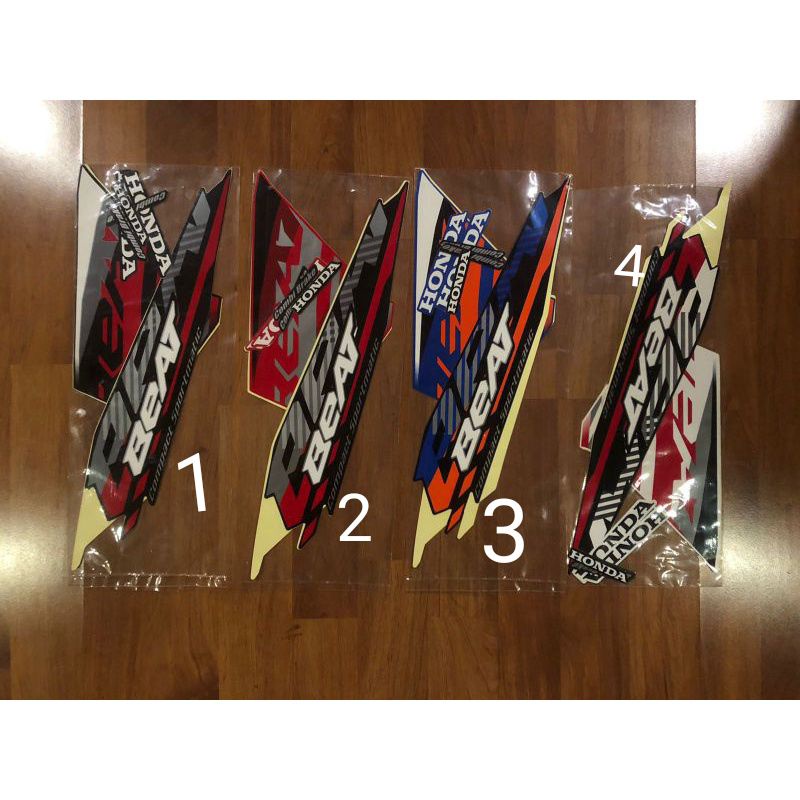 Jual 1 set Stiker les body les sayap motor lis motor beat fi esp 2021 ...