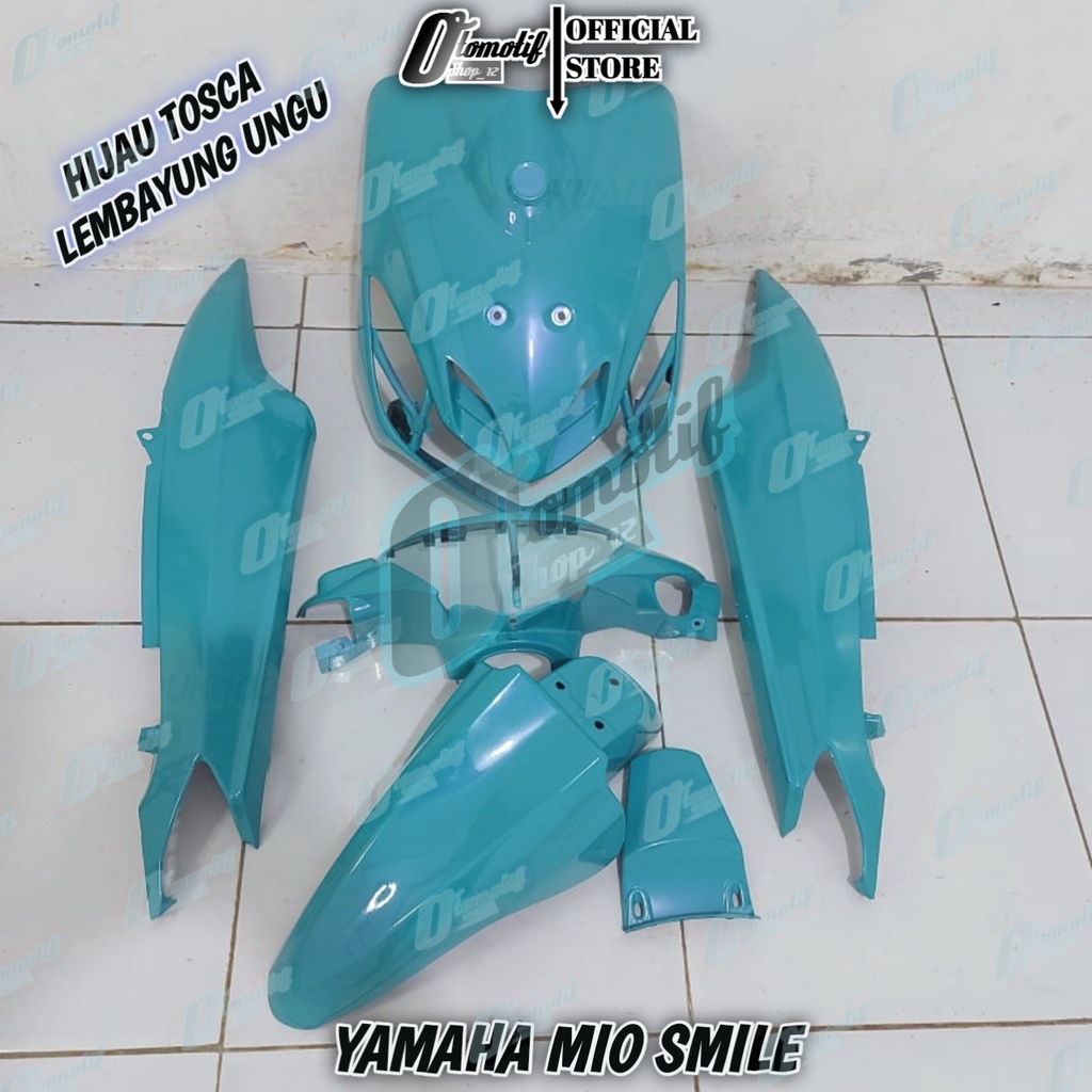 Jual Cover Body Yamaha Mio Smile Hijau tosca Bodi full Alus Mio New ...