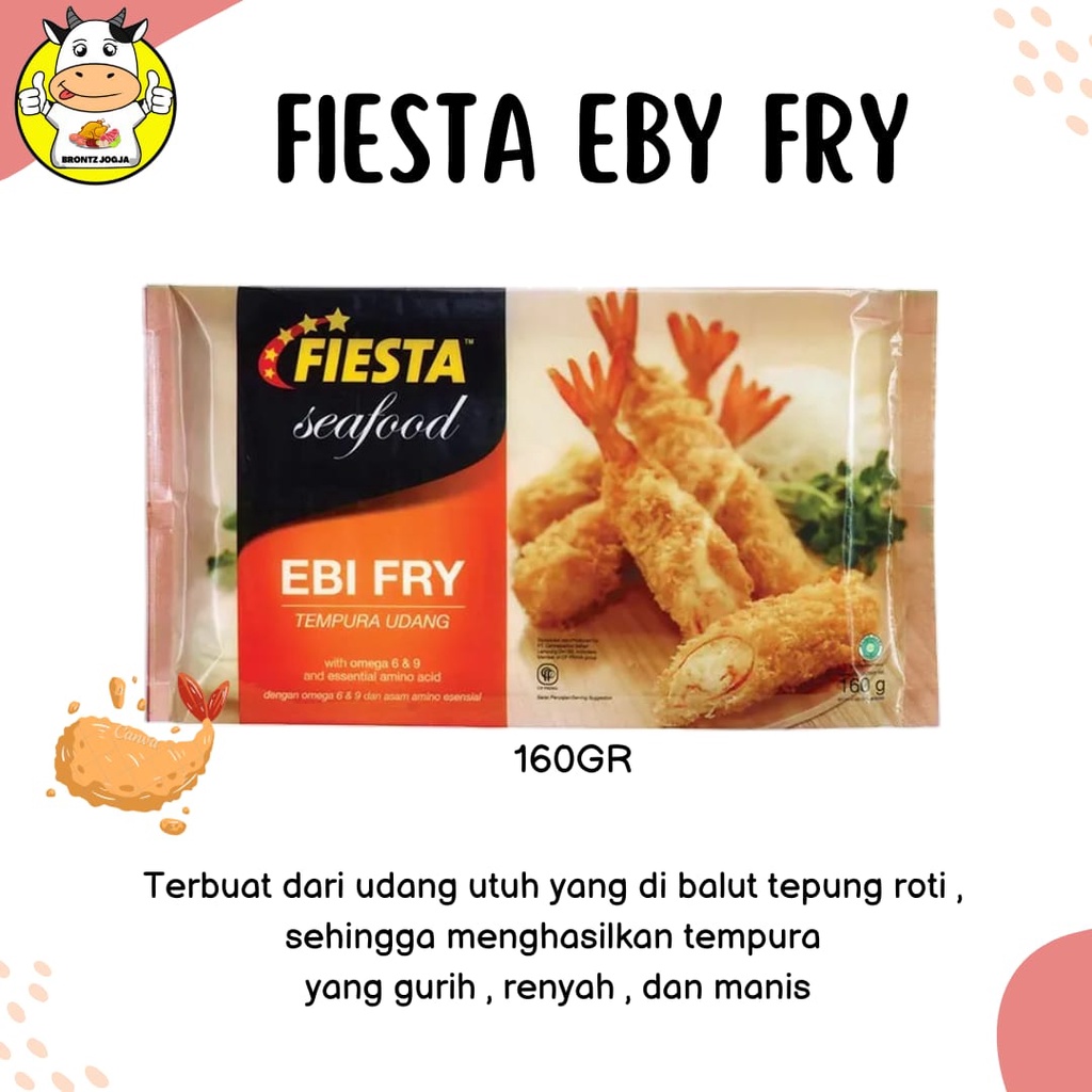 Jual FIESTA EBI FRY 160GR - EBI FURAI - FROZEN FOOD - BRONTZ JOGJA | Shopee Indonesia