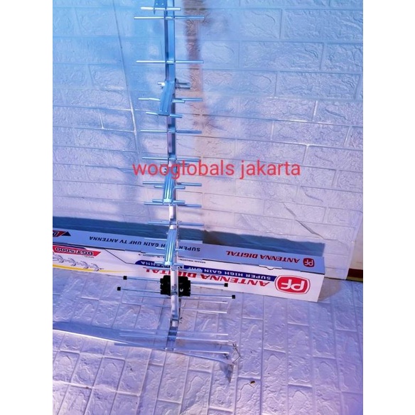 Jual ANTENA LUAR PF DIGITAL 5000 SUPER HIGH GAIN DIGITAL UHF model YAGI ...