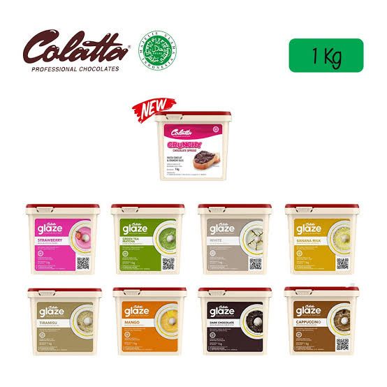 Jual Colatta Dip Glaze 1kg Semua Varian Lengkap / Collata Glaze Topping ...