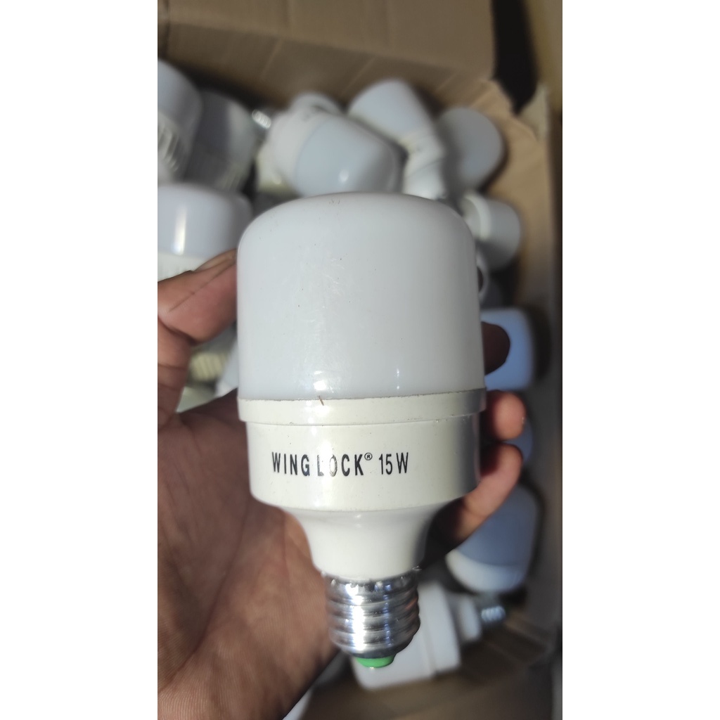 Jual LAMPU BOHLAM LED WING LOCK 15 WATT | Shopee Indonesia