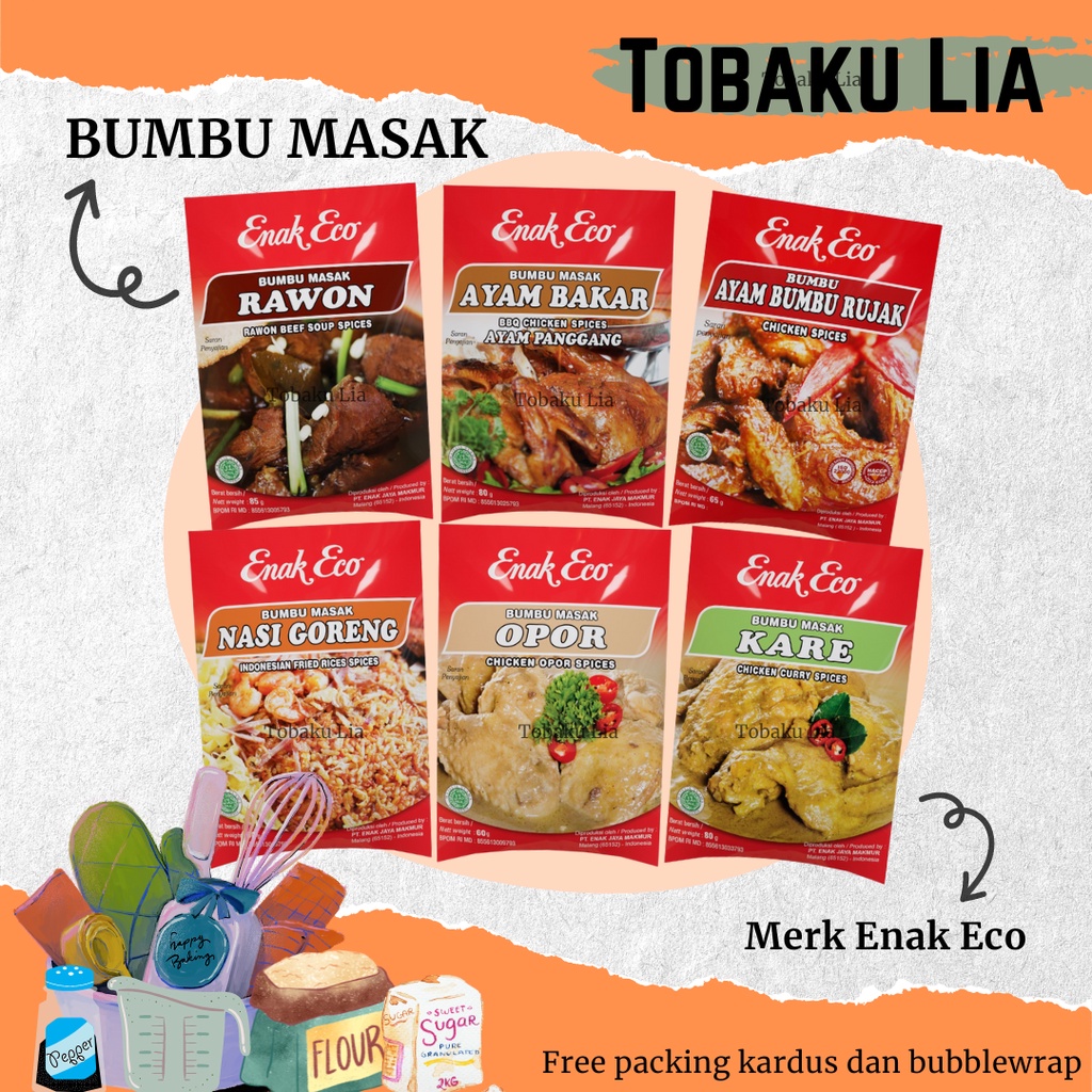 Jual BUMBU MASAK ENAK ECO SOTO AYAM - RAWON - RENDANG - BALI - OPOR ...