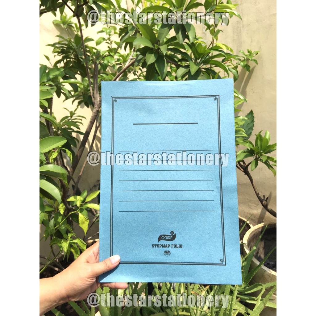 Jual Stopmap Kertas Folio Orire / Map Kertas ( 1 Pack isi 50 Lembar ) | Shopee Indonesia