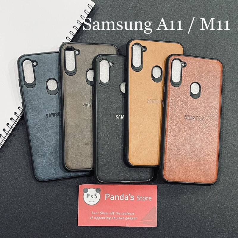 Jual Leather Case Samsung A11 / M11 Softcase Kulit Elegan Casing Slim ...