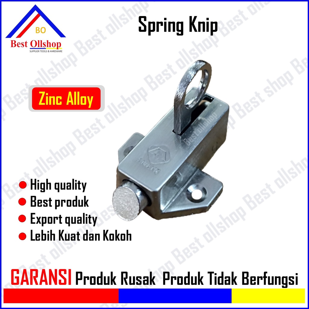 Jual Spring Knip Tebal ORIGINAL /Grendel Kodok Kotak / Slot Jendela ...