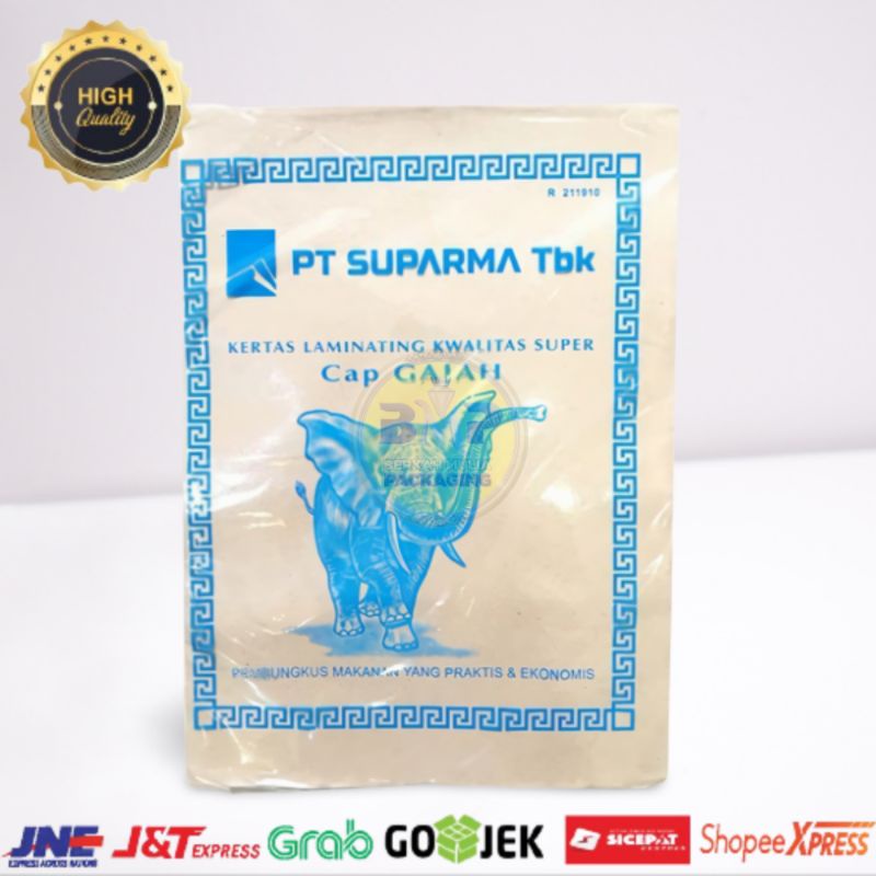Jual Kertas nasi coklat cap gajah isi 250 lembar / Kertas nasi isi 250 ... Jual Kertas nasi coklat cap gajah isi 250 lembar / Kertas nasi isi 250 ...