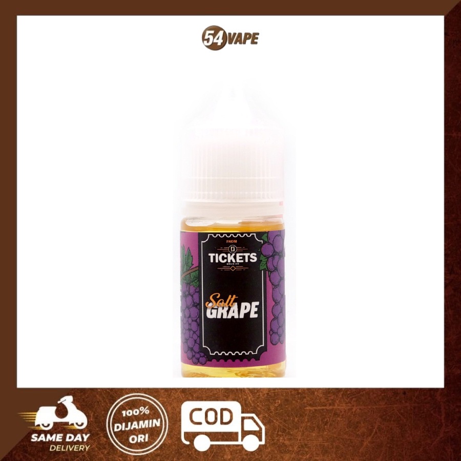 Jual TICKETS GRAPE SALT 30ML ORIGINAL | Shopee Indonesia