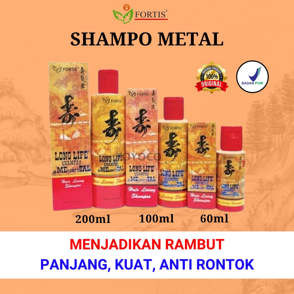 Jual Shampoo Metal Fortis Shampo Sampo Penumbuh Pemanjang Rambut Botak ...