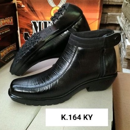 Jual Sepatu kulit pria PDH boots Polri TNI security guard PNS sepatu ...