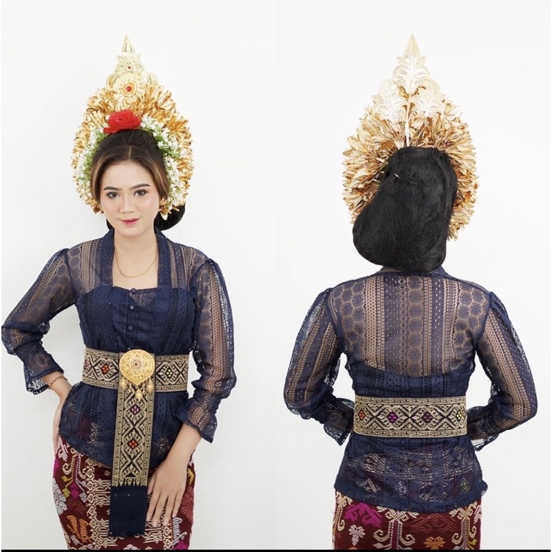 Jual Kebaya jadi malika dengan model lengan kerut dengan kancing ...