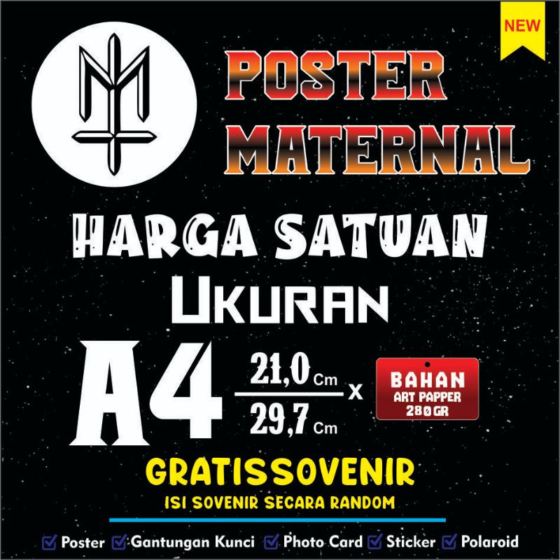 Jual Poster Maternal Harga Satuan Ukuran A4 | Shopee Indonesia