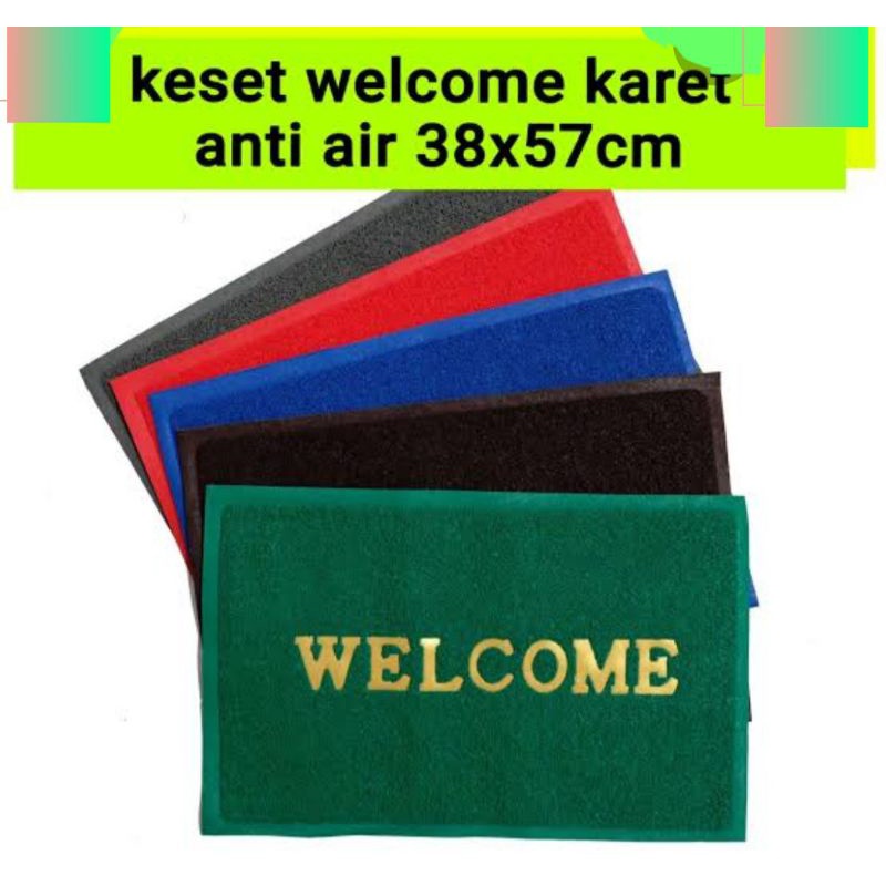 Jual Keset Welcome Keset Lantai/Keset Kamar Mandi Anti Slip | Shopee ...