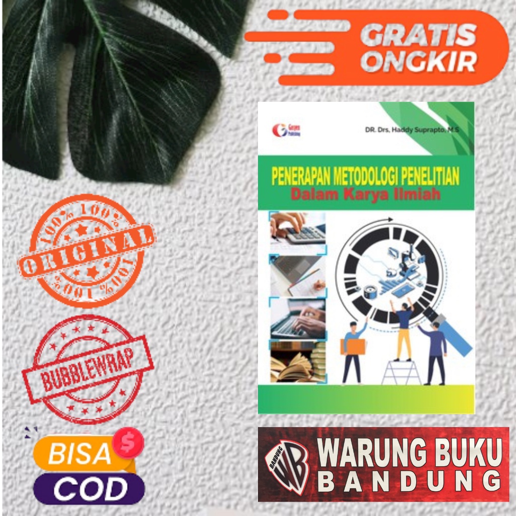 Jual BUKU PENERAPAN METODOLOGI PENELITIAN DALAM KARYA ILMIAH - DR. Drs ...