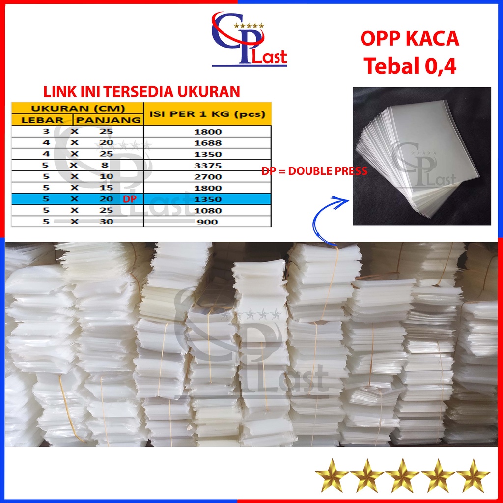 Jual Plastik OPP Kaca Bening Tanpa Lem ( Per 1 KILO ) Lebar 3cm-5cm - Souvenir - Aksesoris ...