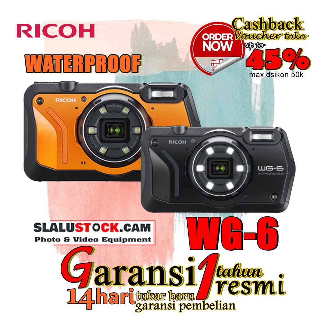 Jual RICOH WG-6 DIGITAL CAMERA UNDERWATER | Shopee Indonesia