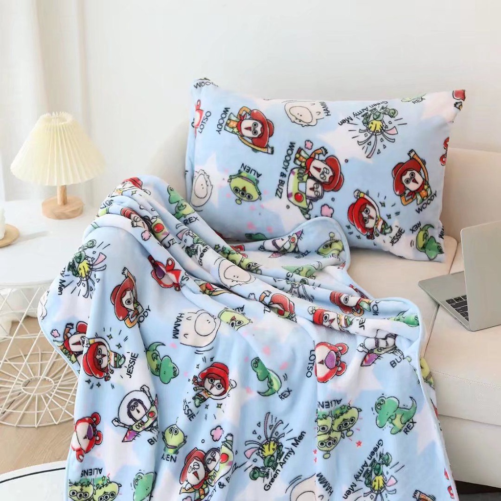 Jual SELIMUT TOY STORY WOODY BUZZ JESS LOTSO ALIEN BLANKET LEMBUT LUCU ...