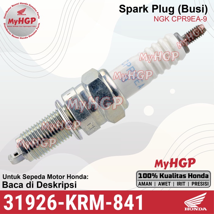 Jual 31926-KRM-841 - Spark Plug - Busi Kemasan AHM NGK CPR9EA-9 BeAT ...