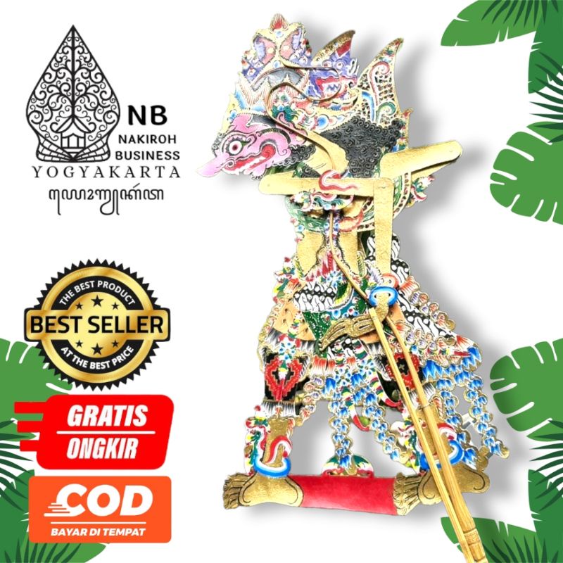 Jual Wayang Kulit Sapi ASLI Rahwana / Dasamuka Halus Ukuran Standar ...