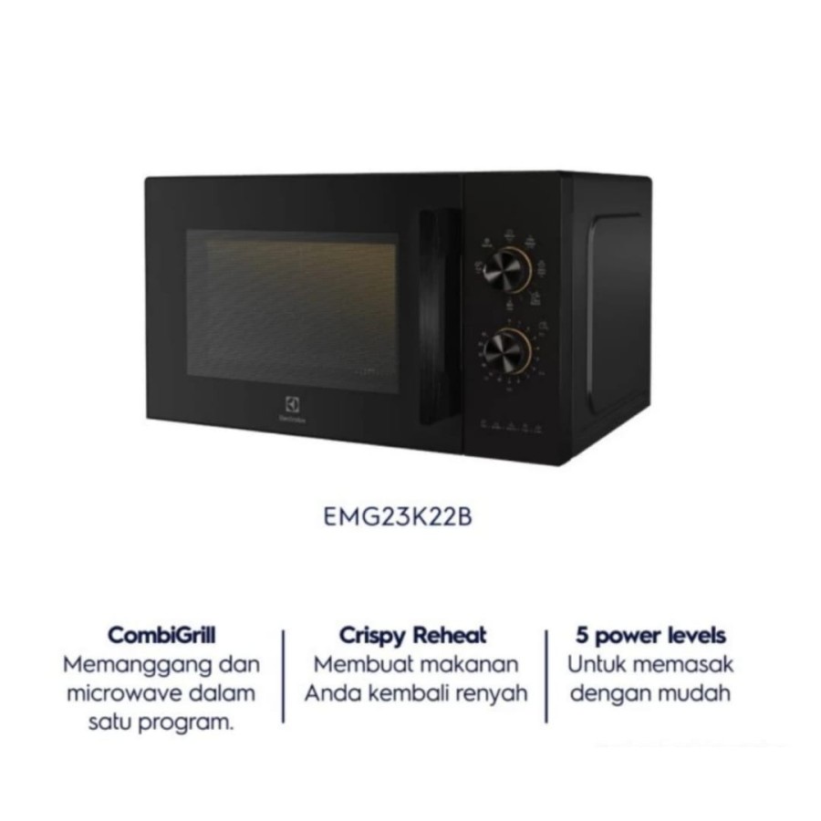 Jual ELECTROLUX MICROWAVE EMG23K22B / EMG 23K22 B / EMG 23K22B ...