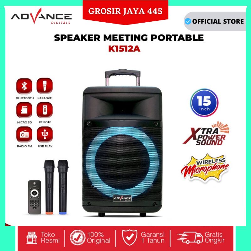 Jual speaker advance k1512a k 1512a meeting 15" inch | Shopee Indonesia