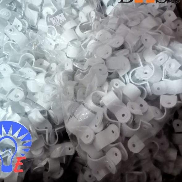 Jual klem pipa pvc conduit 20mm boss clipsal | Shopee Indonesia