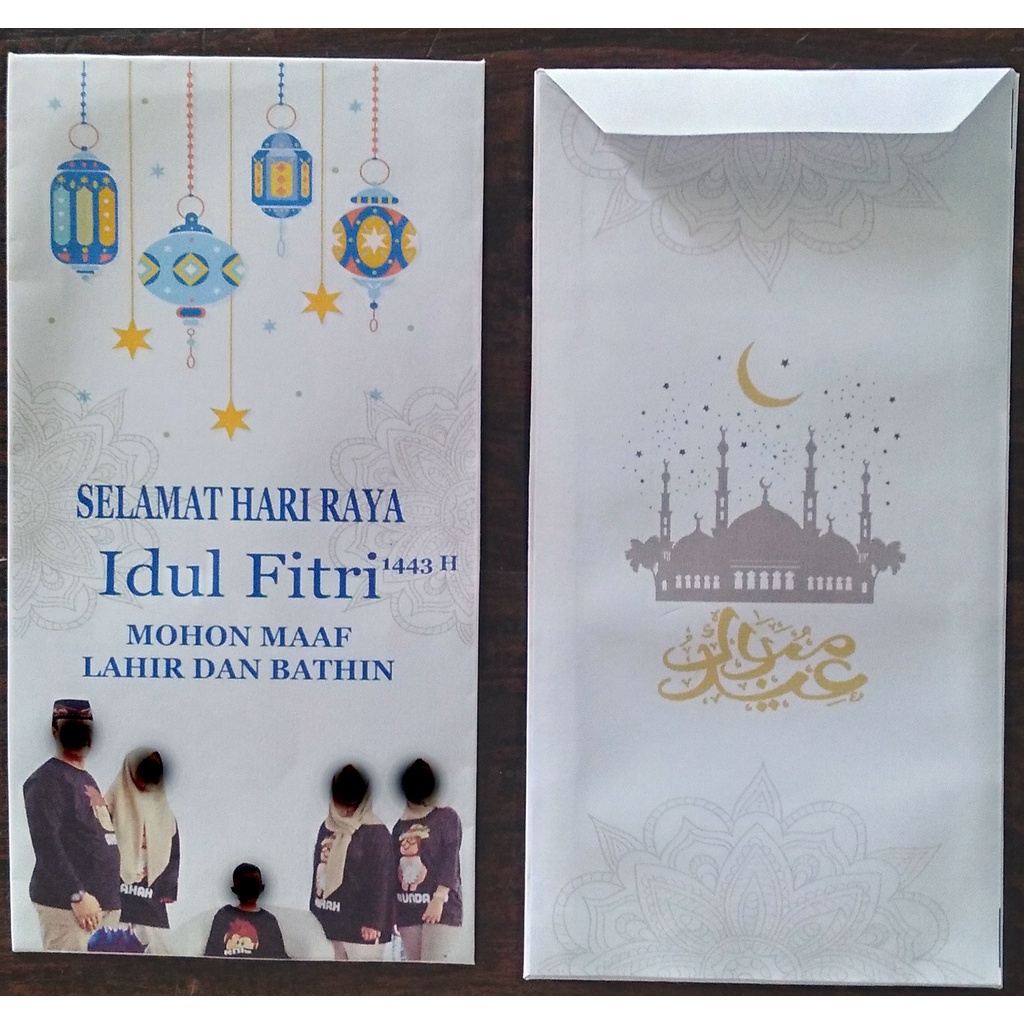 Jual Amplop Lebaran Custom, minim order 100. | Shopee Indonesia