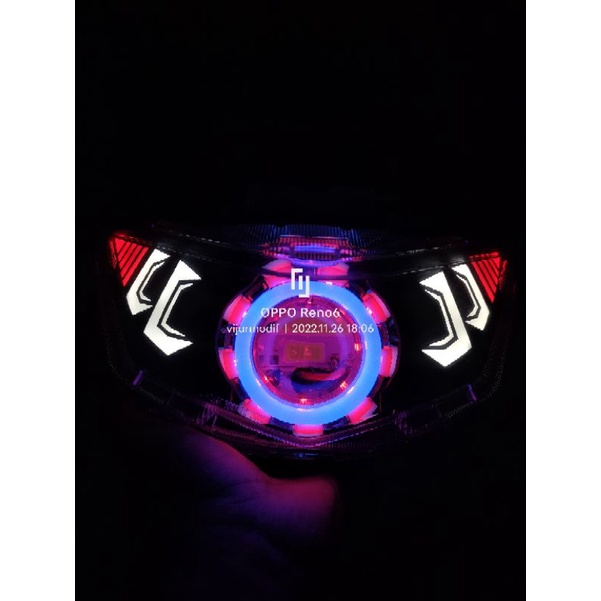 Jual proji beat deluxe/headlamp beat LED 2020-2022/reflektor beat ...
