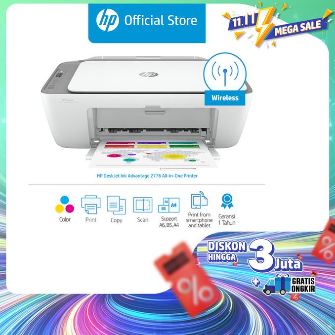 Jual HP DeskJet Ink Advantage 2775 & 2776 All-in-One Printer | Shopee Indonesia