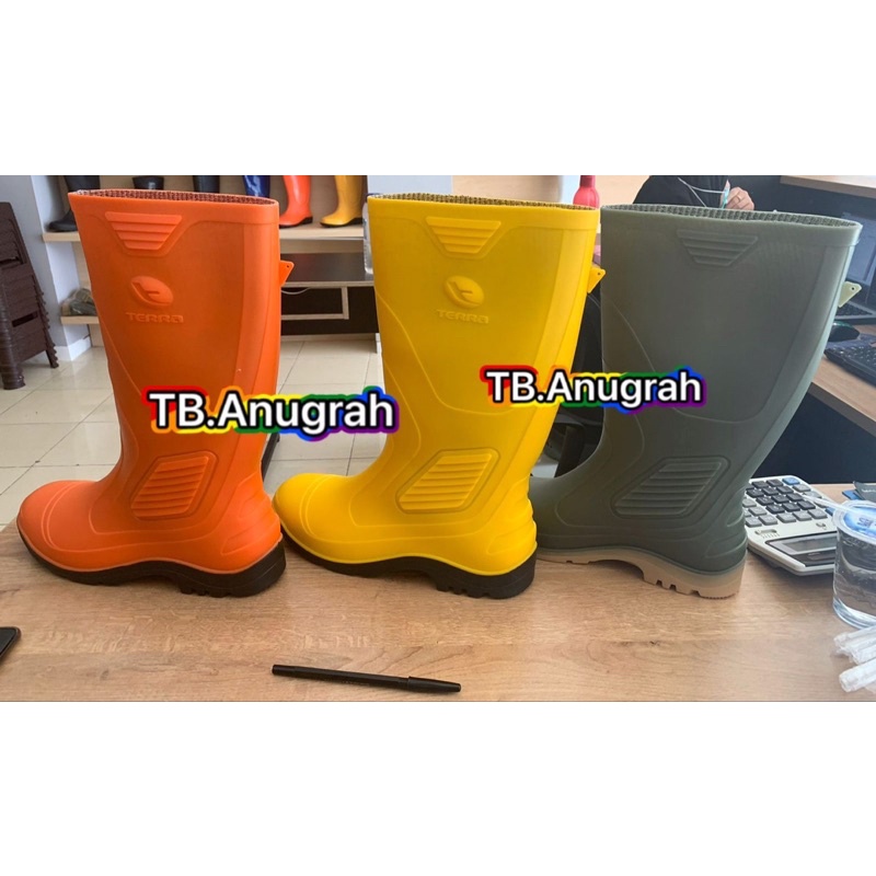 Jual Sepatu Boot AP Terra Eco 3 / Eco 3 Kuning Karet Tinggi Panjang ...