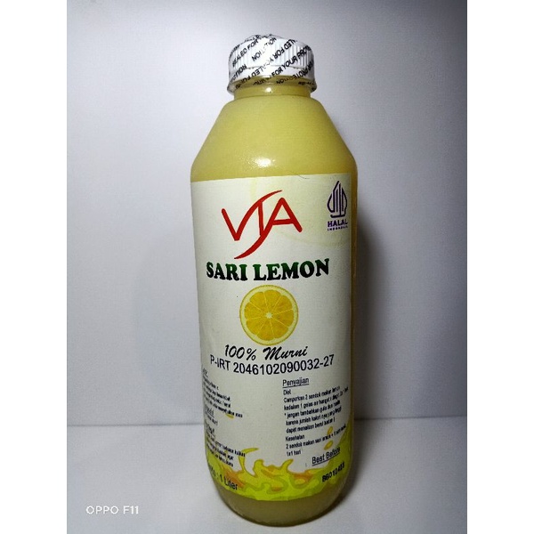 Jual sari lemon 1 liter / air lemon 1 liter / sari lemon murni / jus ...