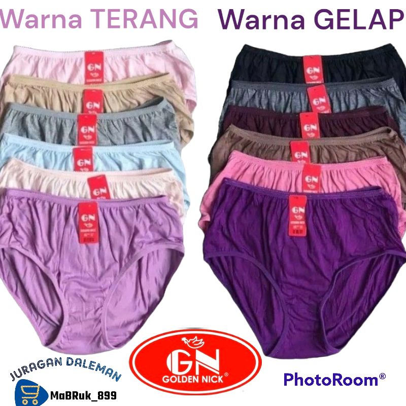 Jual CD GOLDEN NICK 6pcs-12pcs | CD Golden Nick Lusinan | Celana Dalam ...