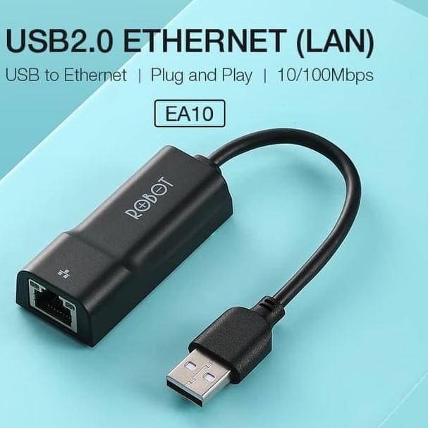 Jual ROBOT EA10 USB Ethernet Adapter USB 2.0 to RJ45 LAN Nintendo ...