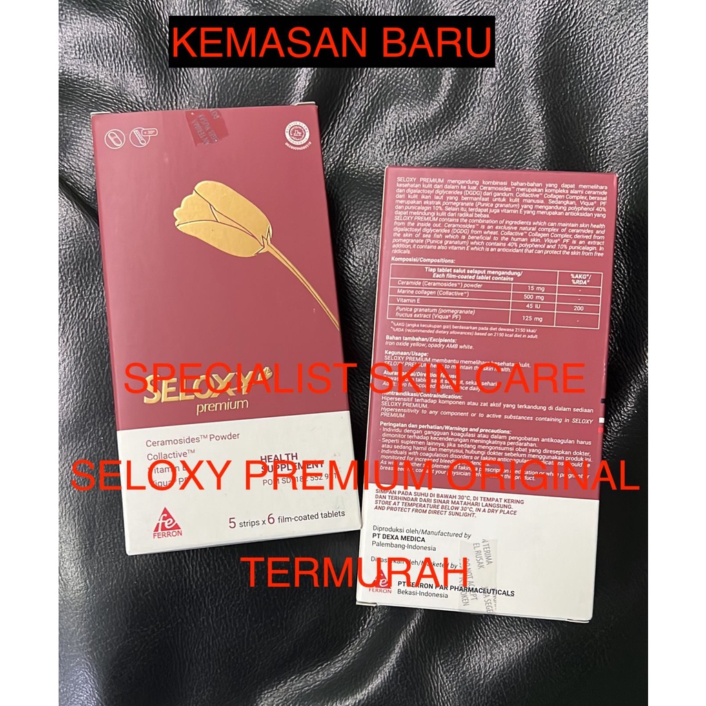 Jual Seloxy Premium 1 box 30 tablet ORI BPOM | Shopee Indonesia