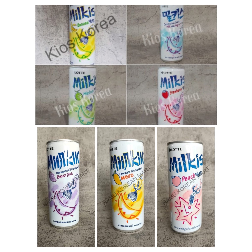 Jual Lotte Milkis Susu Soda 250ml / Minuman Susu Soda / Minuman Korea ...