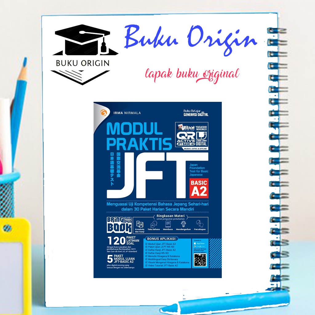Jual Buku JFT A2 Basic, Fokus Soal JFT / Modul Praktis JFT, Genta Group | Shopee Indonesia
