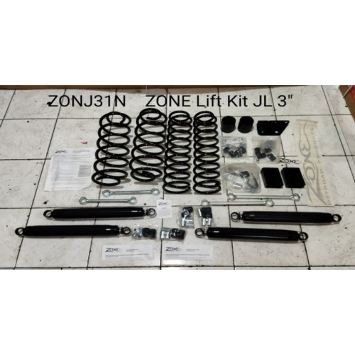 Jual TERMURAH ZONJ31N Zone Lift Kit Jeep Wrangler JL 3 inch With Nitro Zone Shock | Shopee Indonesia