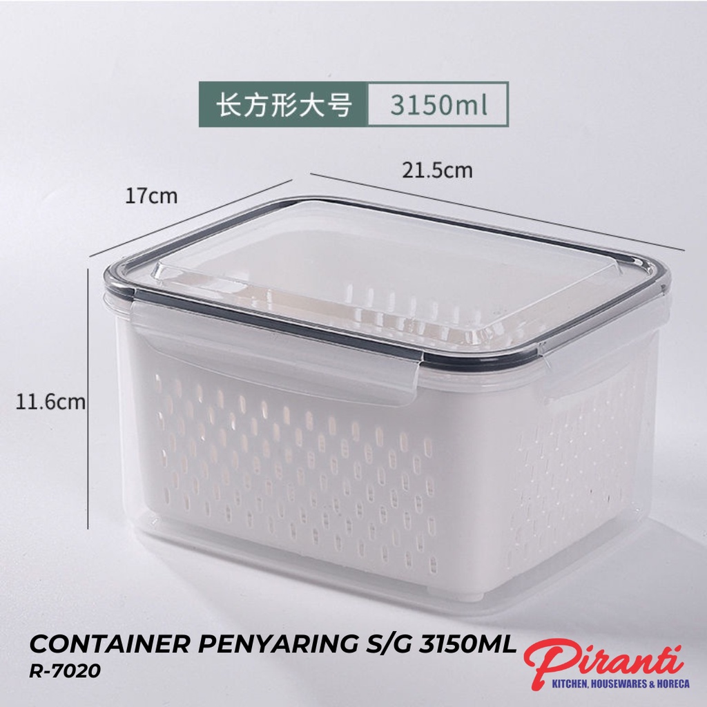 Jual Container Penyaring Multifungsi - Kotak Plastik Wadah Penyimpanan ...