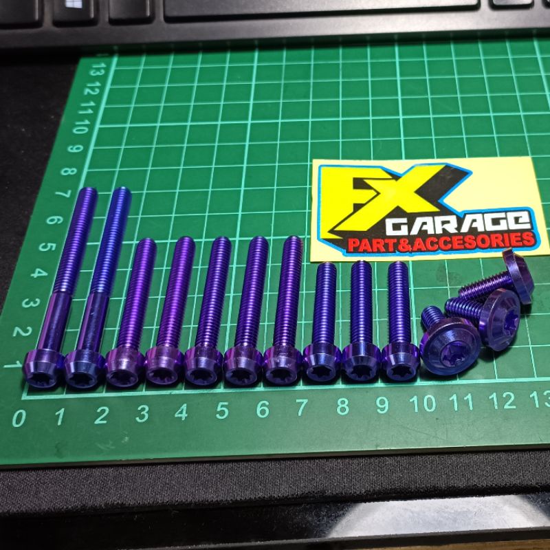 Jual Baut Cvt set Titanium GR5 Vario 125 150 PCX CBU 150 | Shopee Indonesia