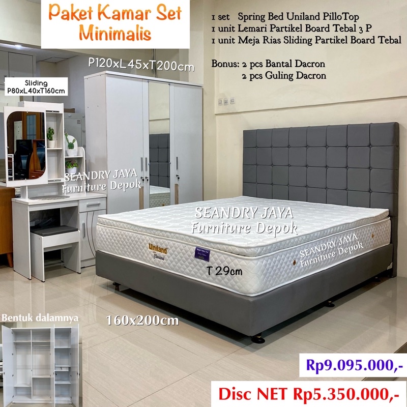 Jual PAKET KAMAR SET PERNIKAHAN MINIMALIS /SESERAHAN/PERKAWINAN ...