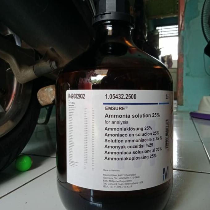 Jual NH4OH 25% MERCK ANALIS / AMMONIA SOLUTION 25 % | Shopee Indonesia