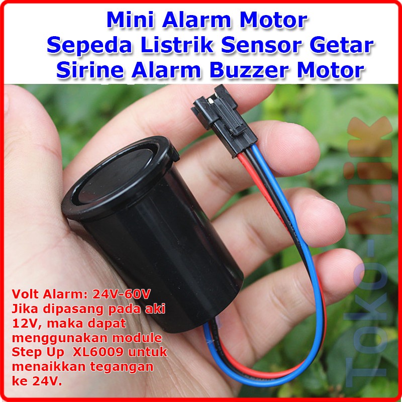 Jual Mini Siren Alarm Motor Sepeda Listrik Sirine Anti Maling Sensor ...
