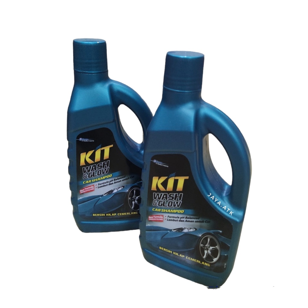 Jual SHAMPO SABUN CUCI MOBIL KIT WASH GLOW 1 LITER BOTOL KILAP ...