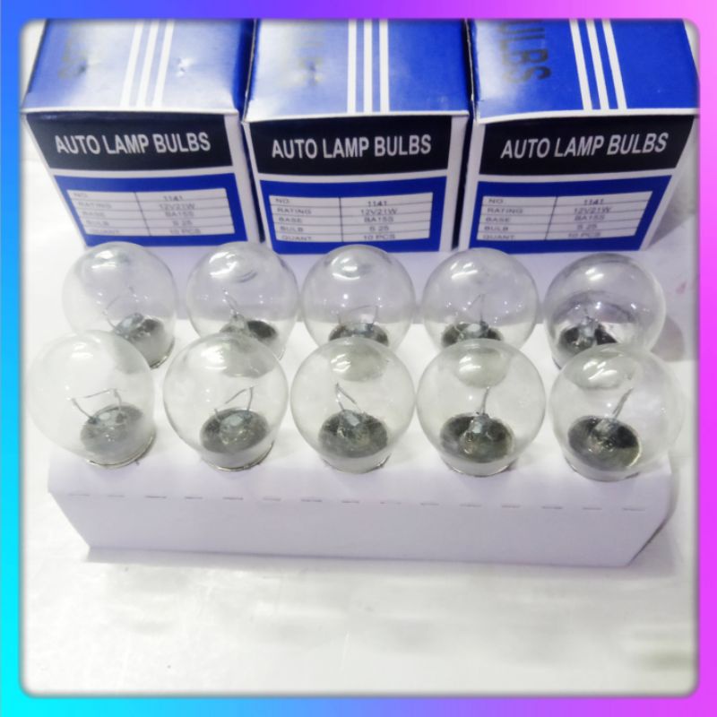Jual BOHLAM BESAR /BOHLAM LAMPU SEN 12V KAKI 1(10PCS) | Shopee Indonesia