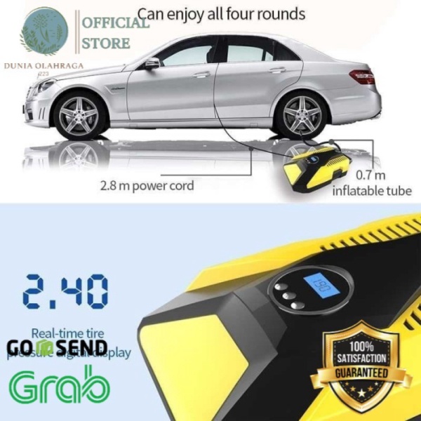 Jual Unik DO Mini Pompa Ban Mobil Elektrik Digital-Mini Pompa Ban ...