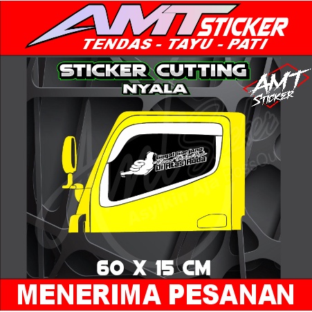Jual Stiker Cutting Nyala - Stiker Kaca Mobil/Pick Up/Truk - Stiker ...