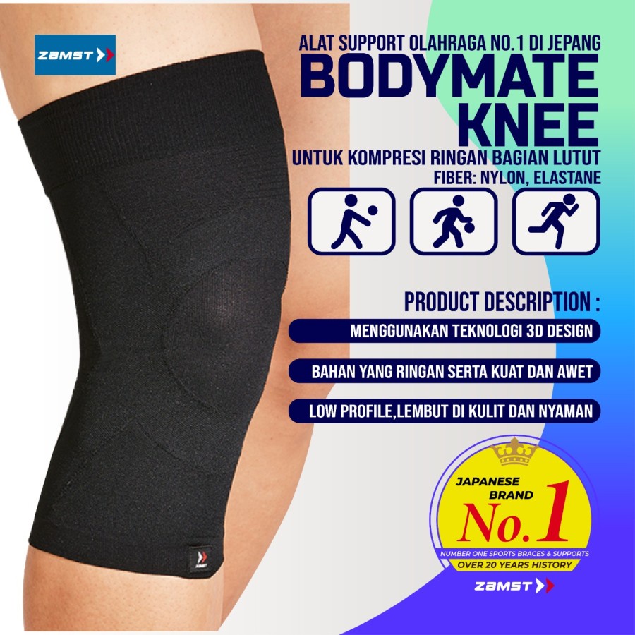 Jual Knee Support Bodymate Zamst Japan Original | Shopee Indonesia