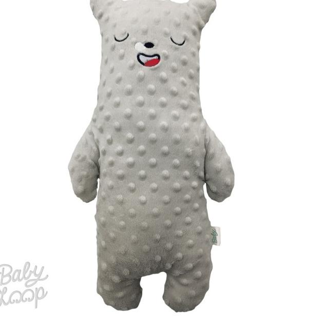 Jual Grey Bear Minky Doll - BabyLoop - BabyLoop | Shopee Indonesia