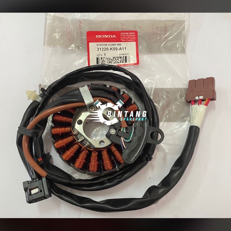 Jual SPULL ASSY SPUL STATOR HONDA VARIO 150 ESP VARIO 125 LED VARIO 150 LED F1 KODE PART K59 ...